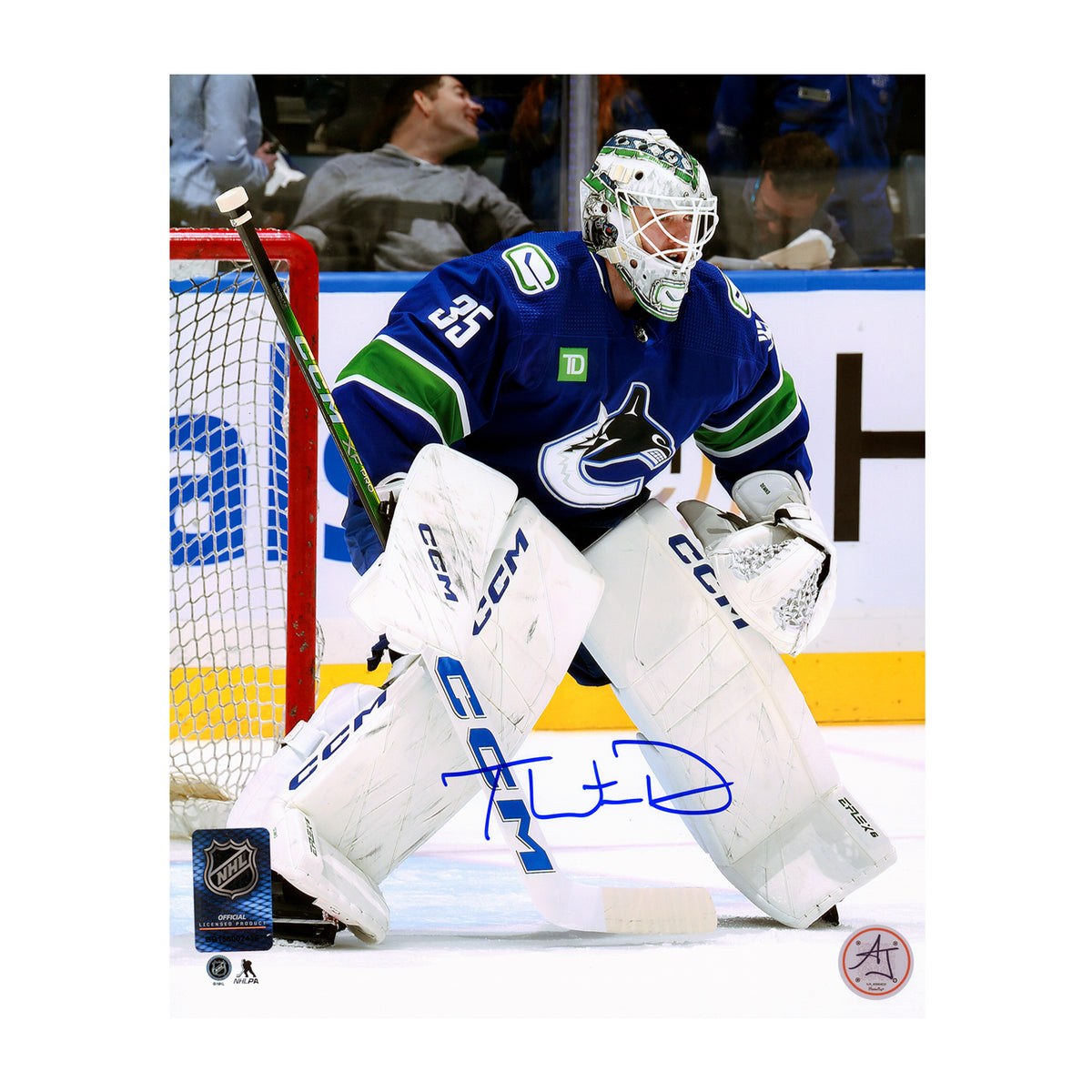 AJ Sports | Thatcher Demko Autographed Vancouver Canucks Goalie 8x10 Photo
