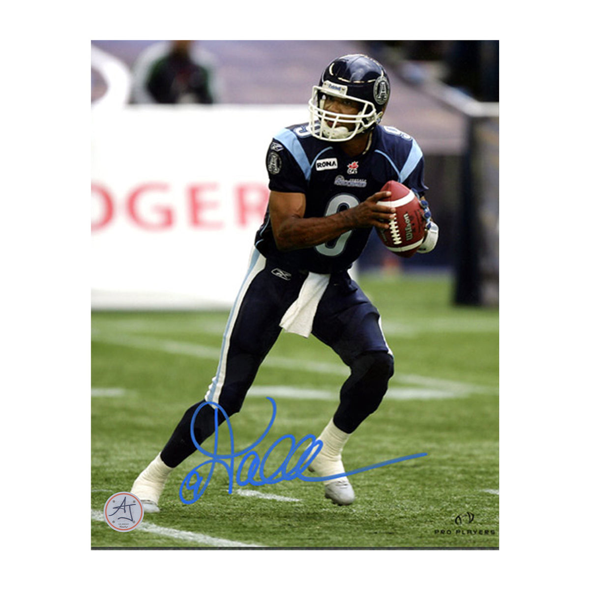 AJ Sports | Damon Allen Autographed Toronto Argonauts Quarterback 8x10 ...