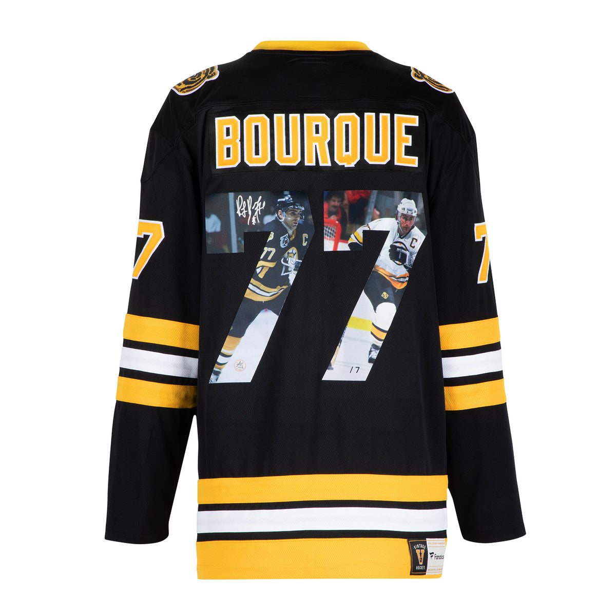 AJ Sports | Ray Bourque Signed Boston Bruins Fanatics Graphic Photo ...