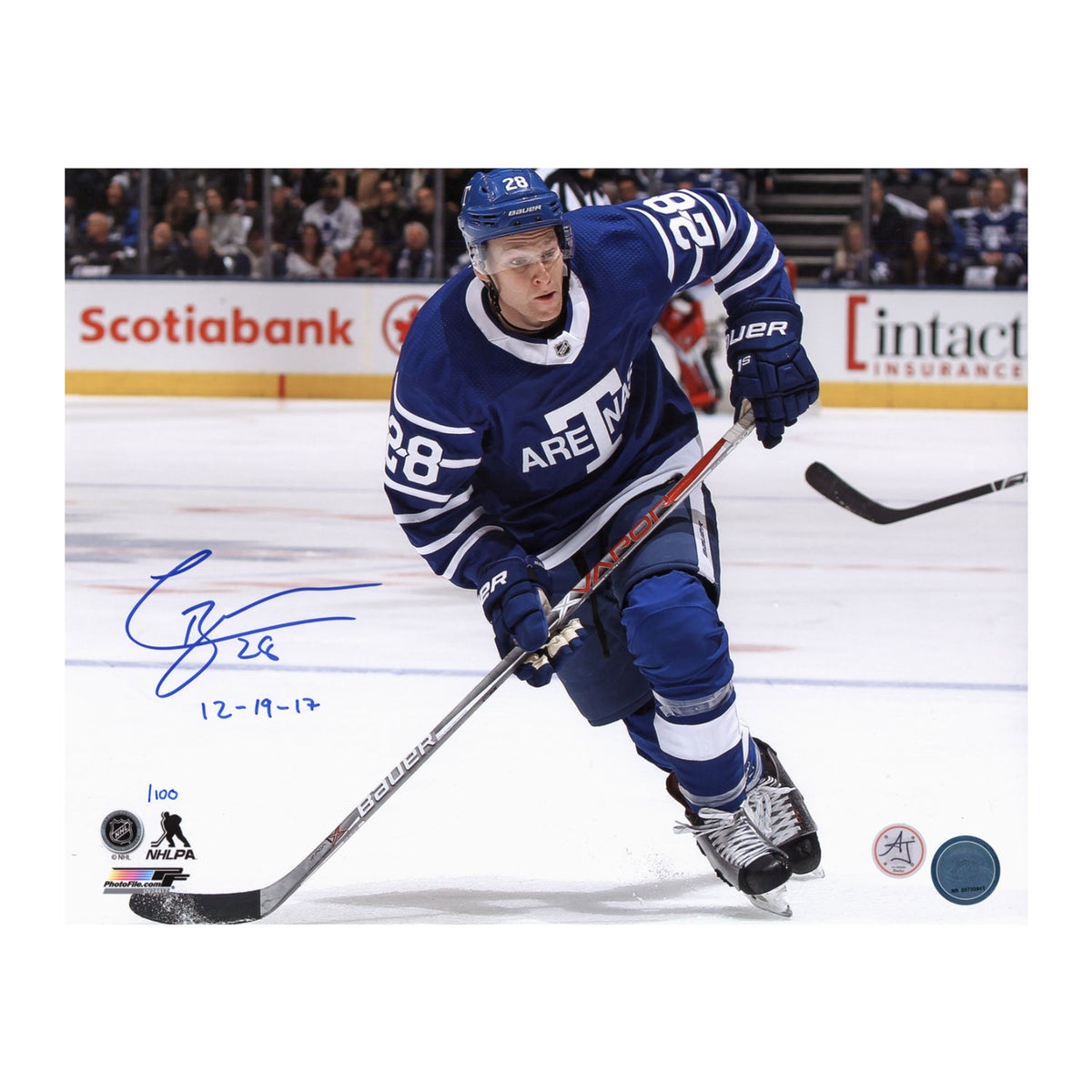 AJ Sports | Connor Brown Signed Toronto Maple Leafs Heritage Hockey ...