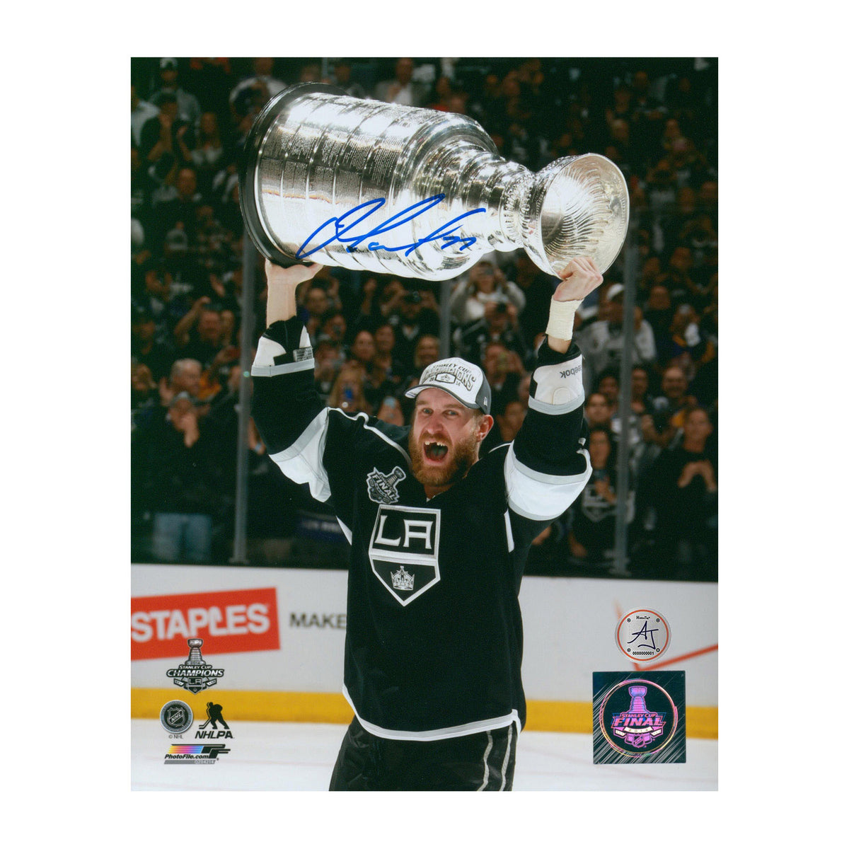 AJ Sports | Jeff Carter Autographed Los Angeles Kings 2014 Stanley Cup ...