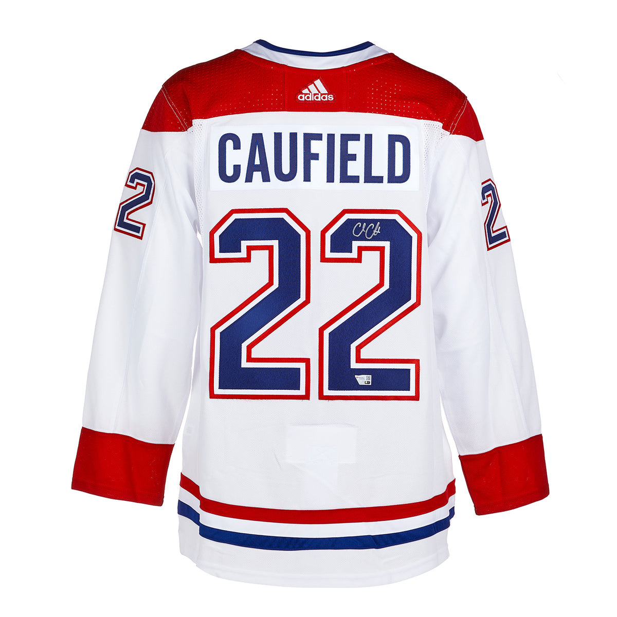AJ Sports | Cole Caufield Autographed Montreal Canadiens White adidas ...