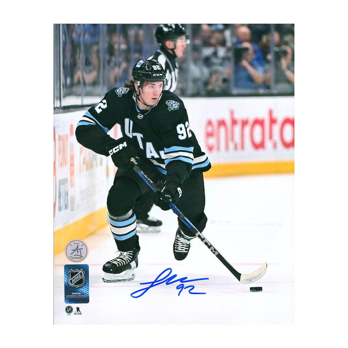 AJ Sports | Logan Cooley Autographed Utah Hockey Club Stickhandling ...