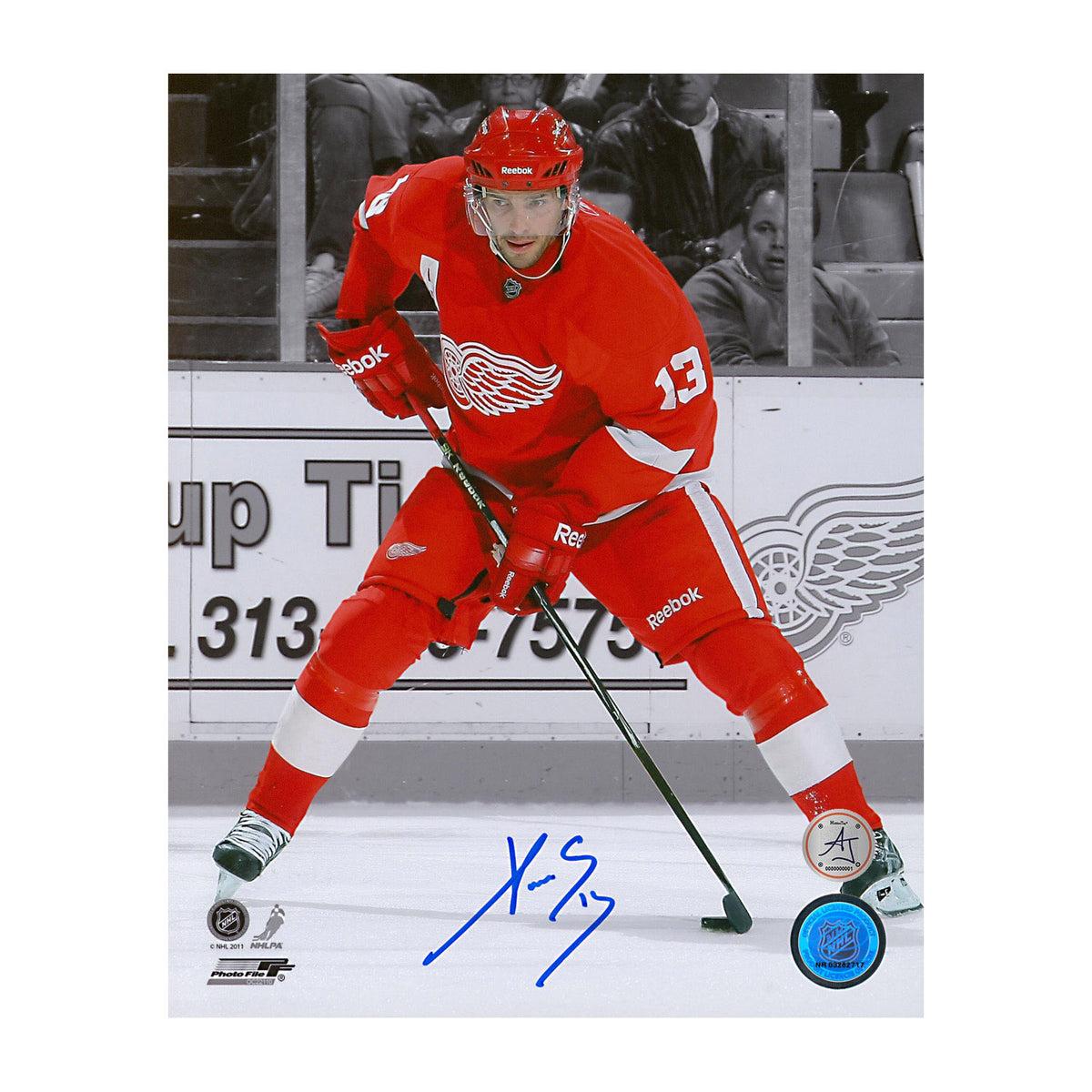 AJ Sports | Pavel Datsyuk Autographed Detroit Red Wings Color Isolation ...