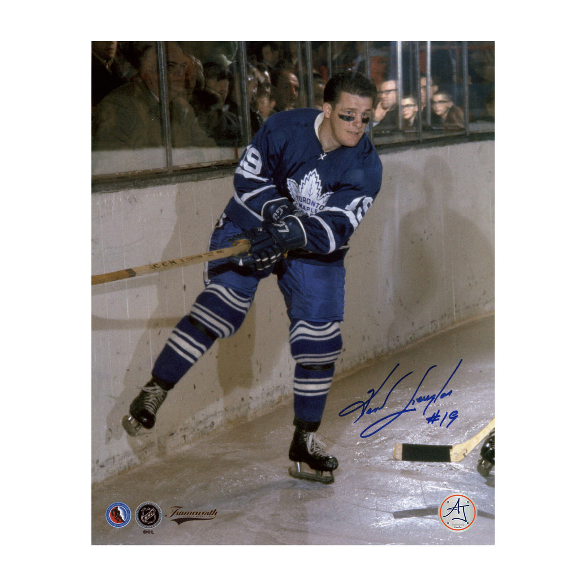 AJ Sports | Kent Douglas Autographed Toronto Maple Leafs Game Action ...