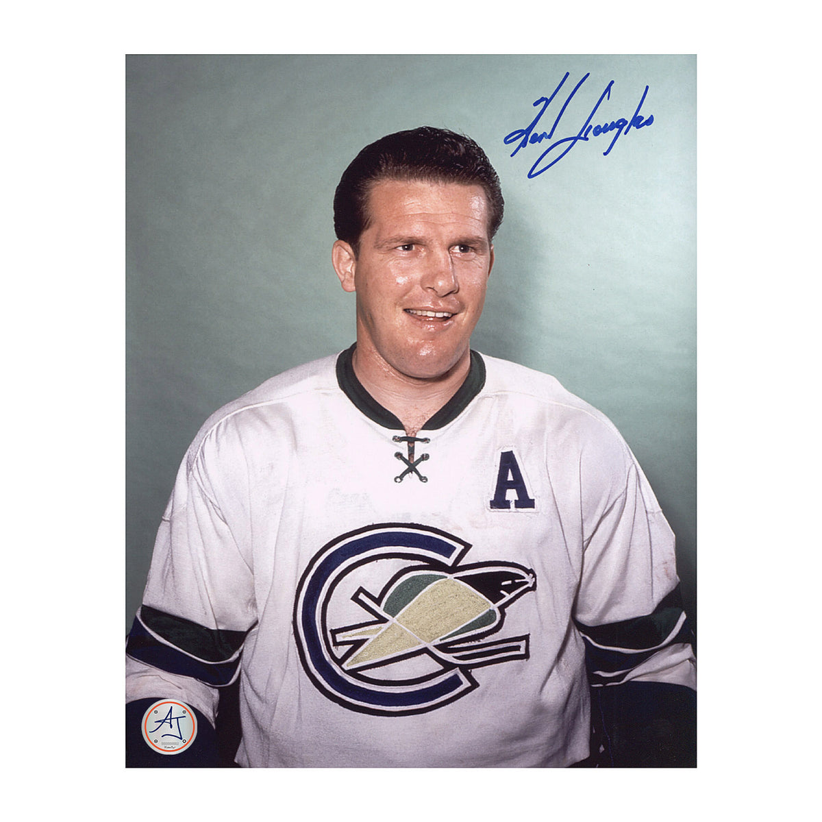 AJ Sports | Kent Douglas Autographed California Golden Seals Portrait ...