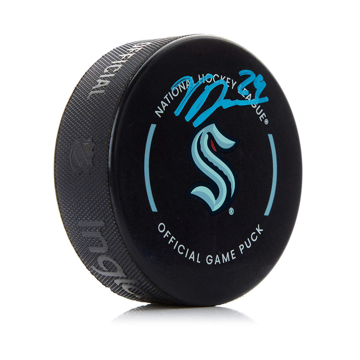 AJ Sports | Vince Dunn Signed Seattle Kraken Official Game Puck