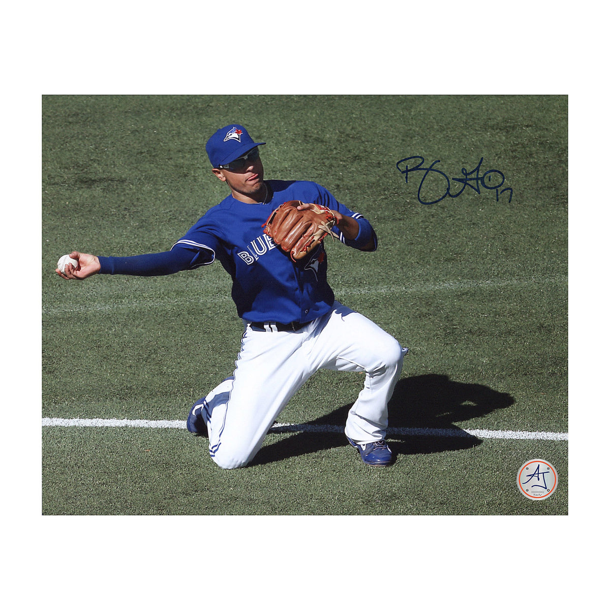 AJ Sports | Ryan Goins Autographed Toronto Blue Jays 8x10 Photo