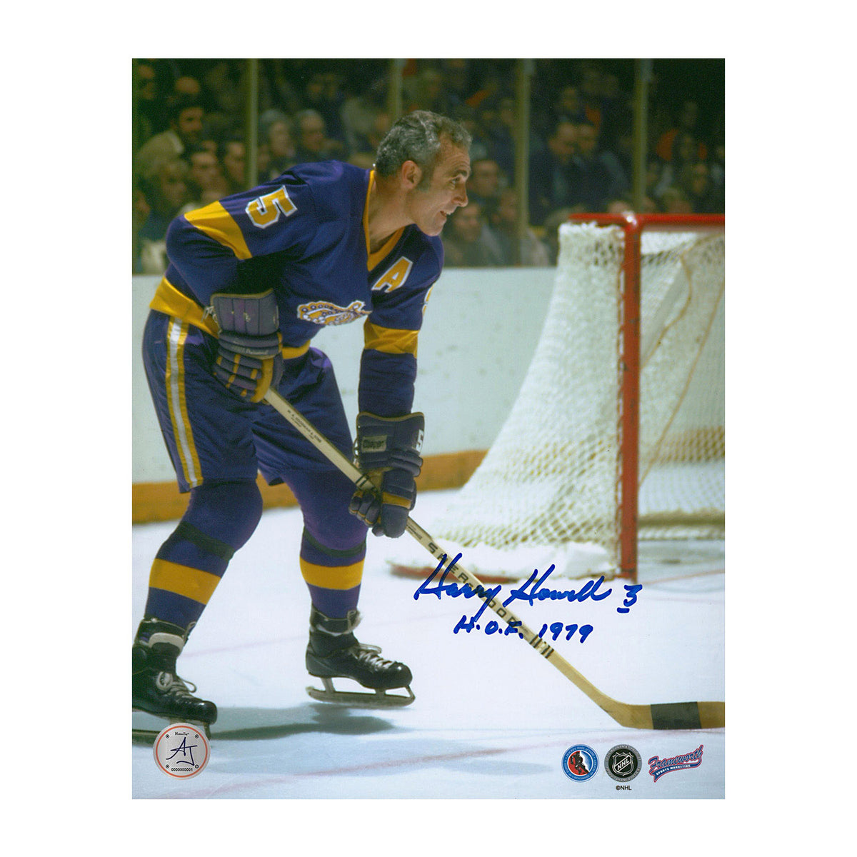 AJ Sports | Harry Howell Signed Los Angeles Kings 8x10 Photo