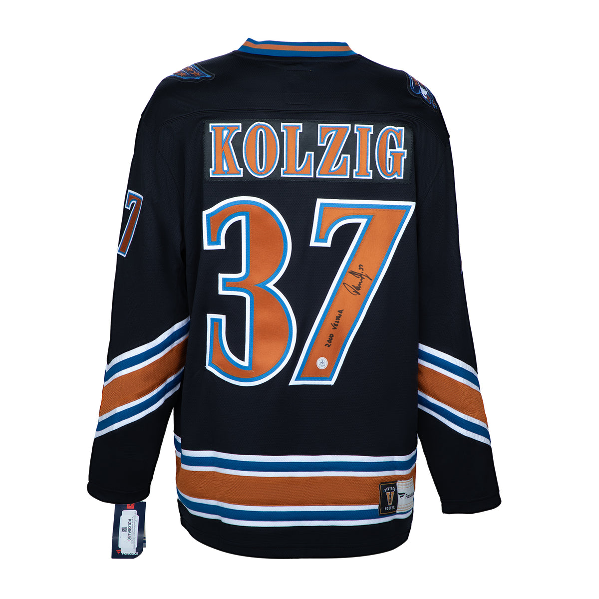 AJ Sports | Olaf Kolzig Signed Washington Capitals Retro Fanatics ...