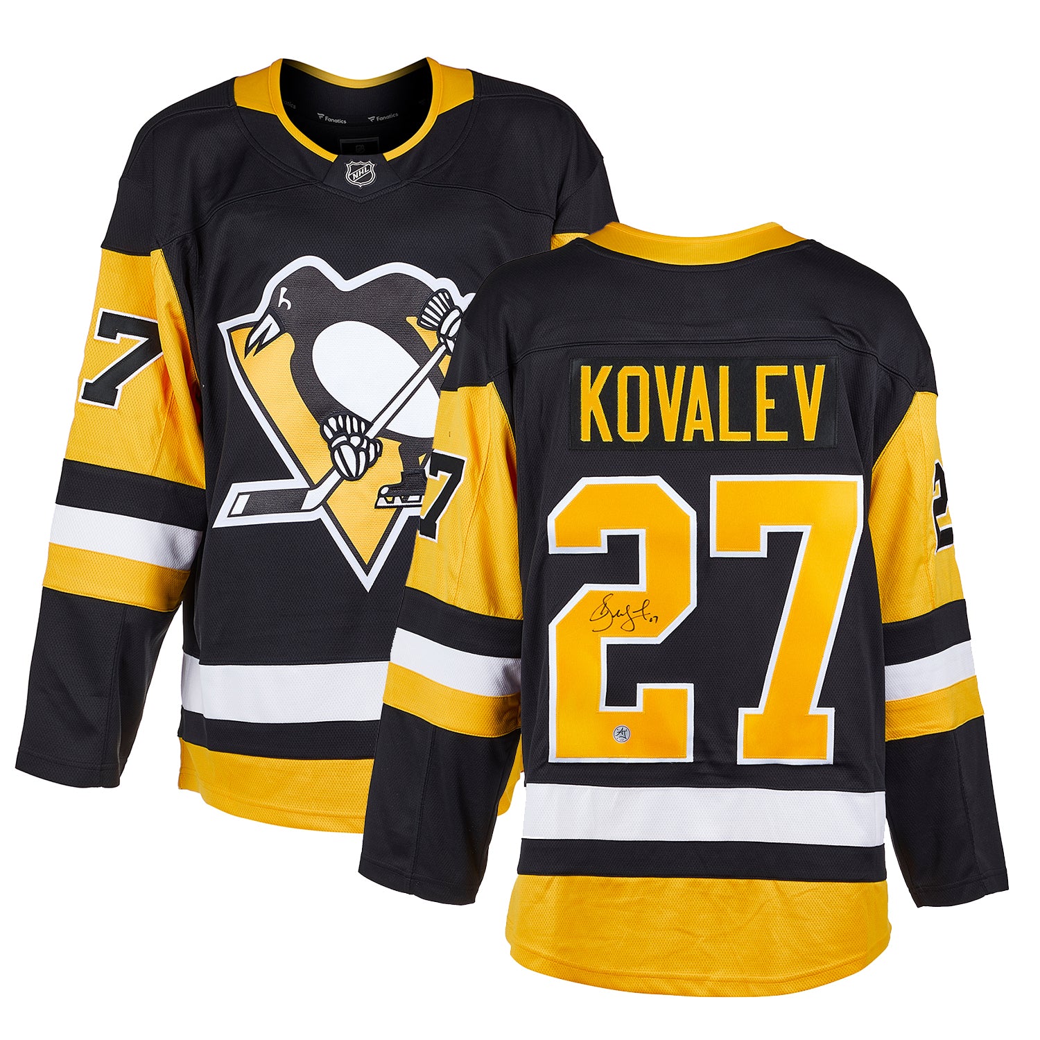 AJ Sports | Alexei Kovalev Autographed Pittsburgh Penguins Fanatics ...