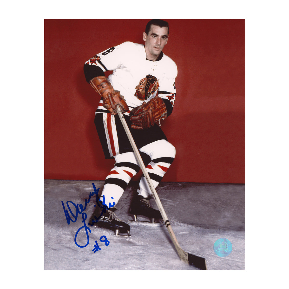 AJ Sports | Danny Lewicki Autographed Chicago Blackhawks 8x10 Photo