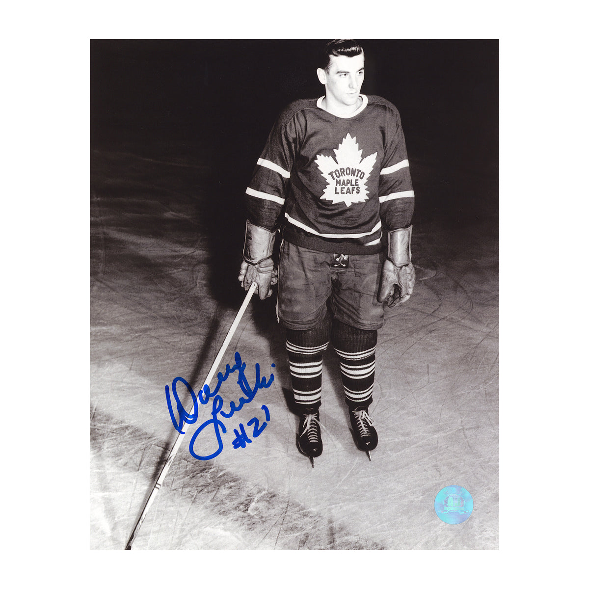 AJ Sports | Danny Lewicki Autographed Toronto Maple Leafs Black and ...