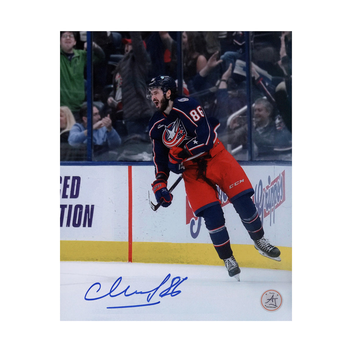 AJ Sports | Kirill Marchenko Signed Columbus Blue Jackets Goal ...