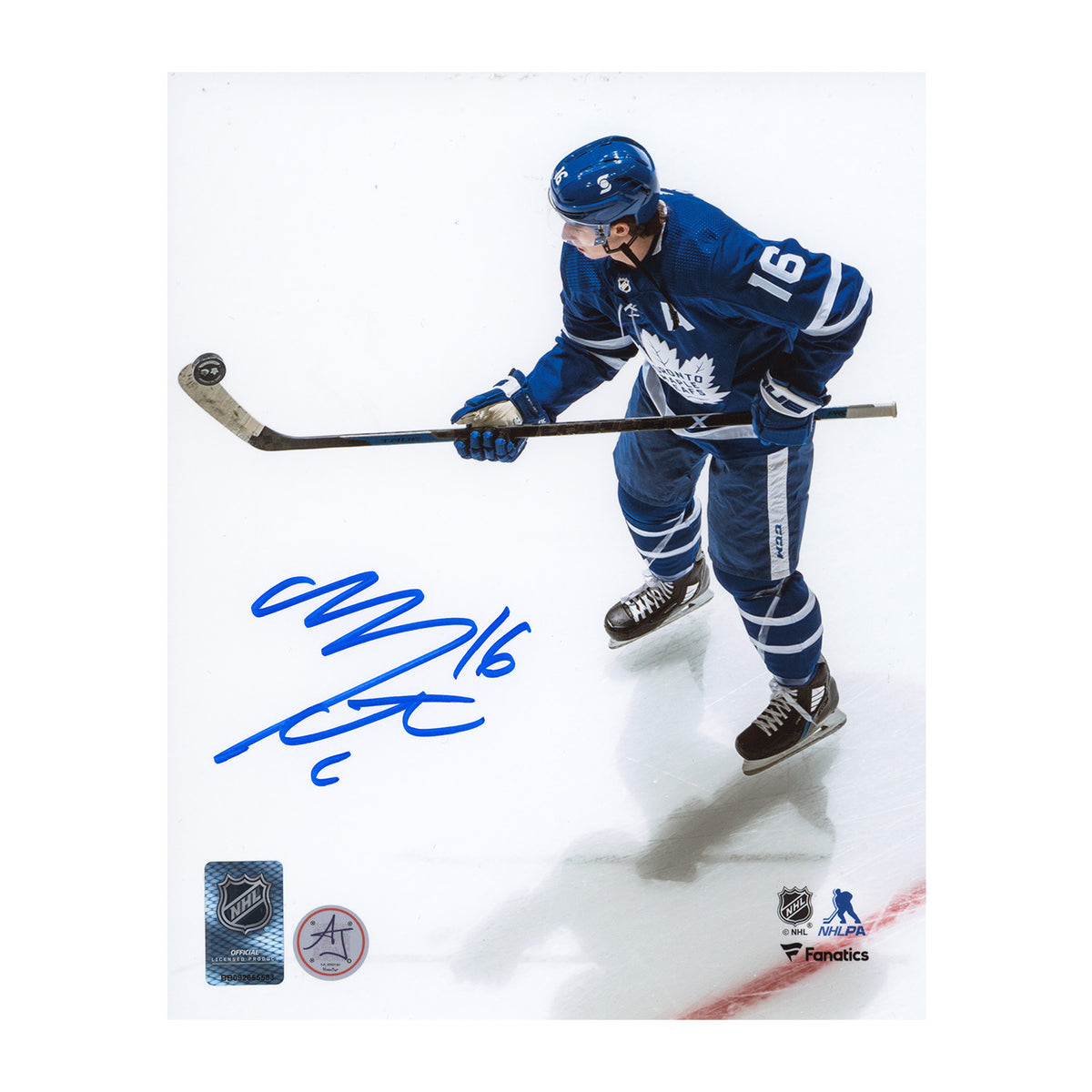 AJ Sports | Mitch Marner Autographed Toronto Maple Leafs Aerial View ...