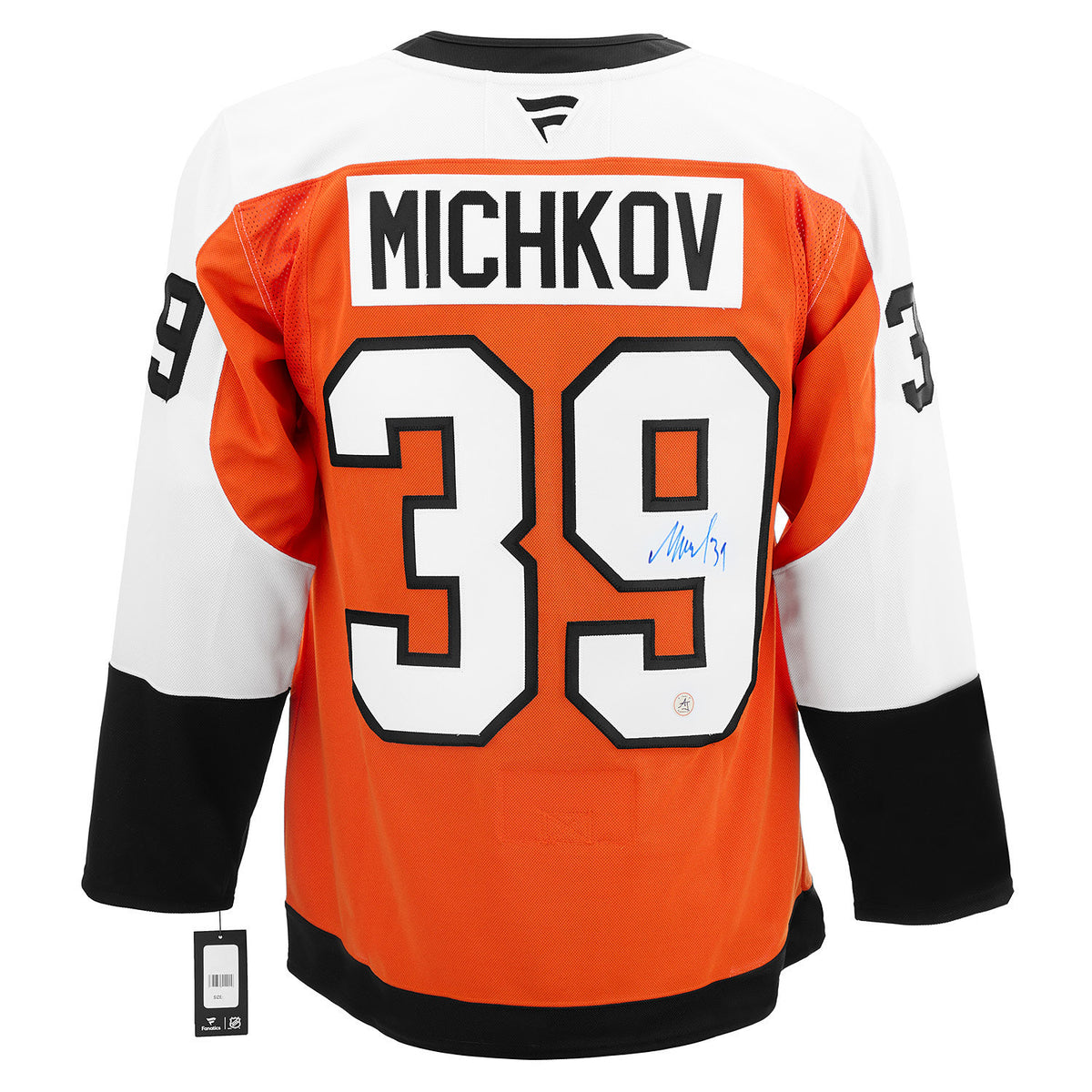 AJ Sports | Matvei Michkov Autographed Philadelphia Flyers Fanatics Premium Jersey