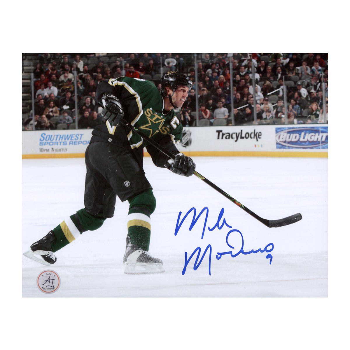 AJ Sports | Mike Modano Autographed Dallas Stars Captain 8x10 Photo