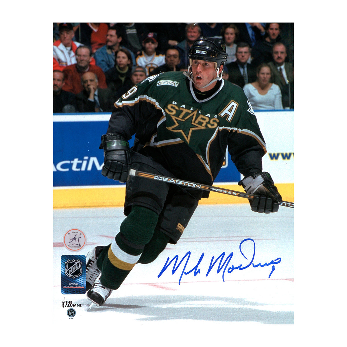 AJ Sports | Mike Modano Autographed Dallas Stars Game Action 8x10 Photo