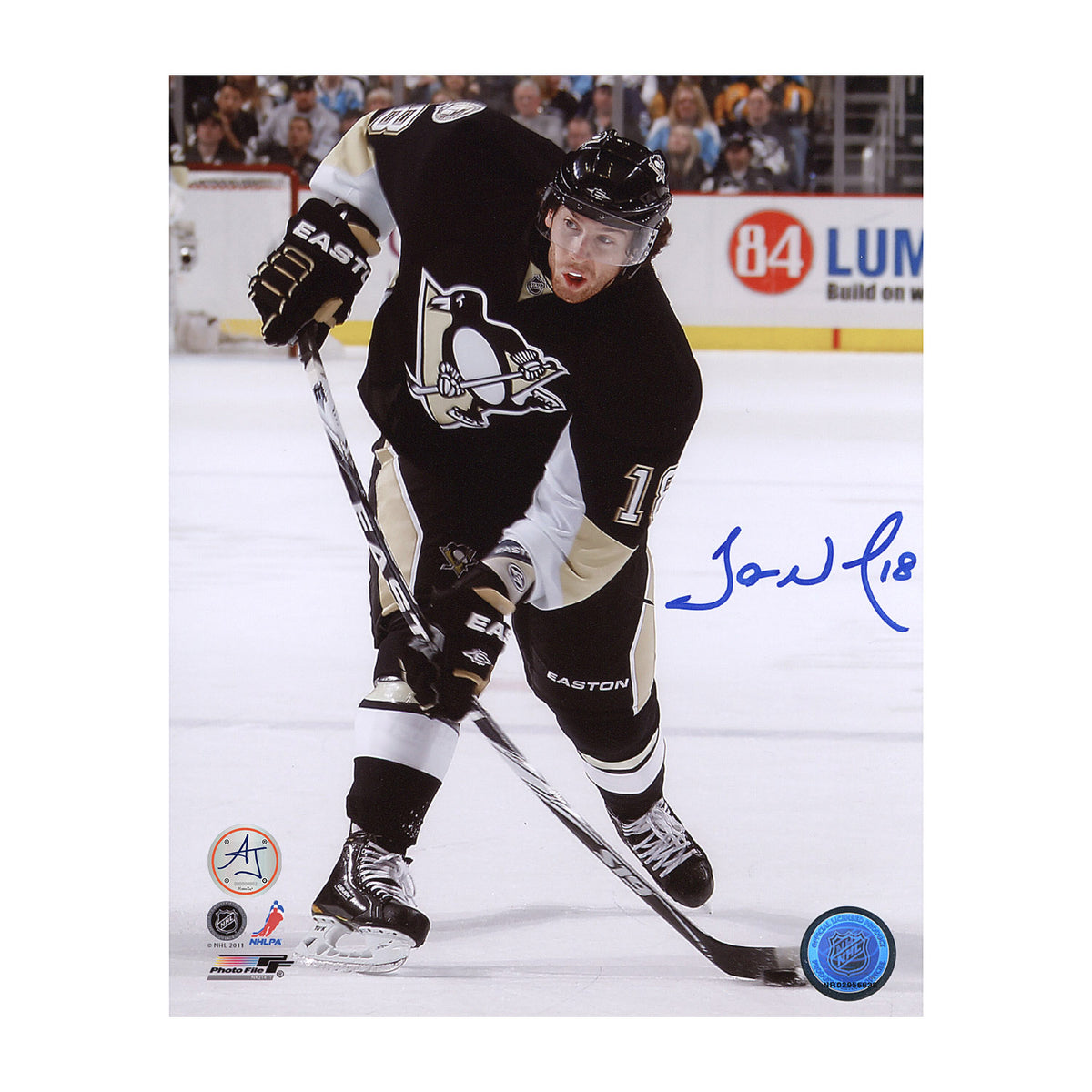 AJ Sports | James Neal Autographed Pittsburgh Penguins Shooting 8x10 Photo