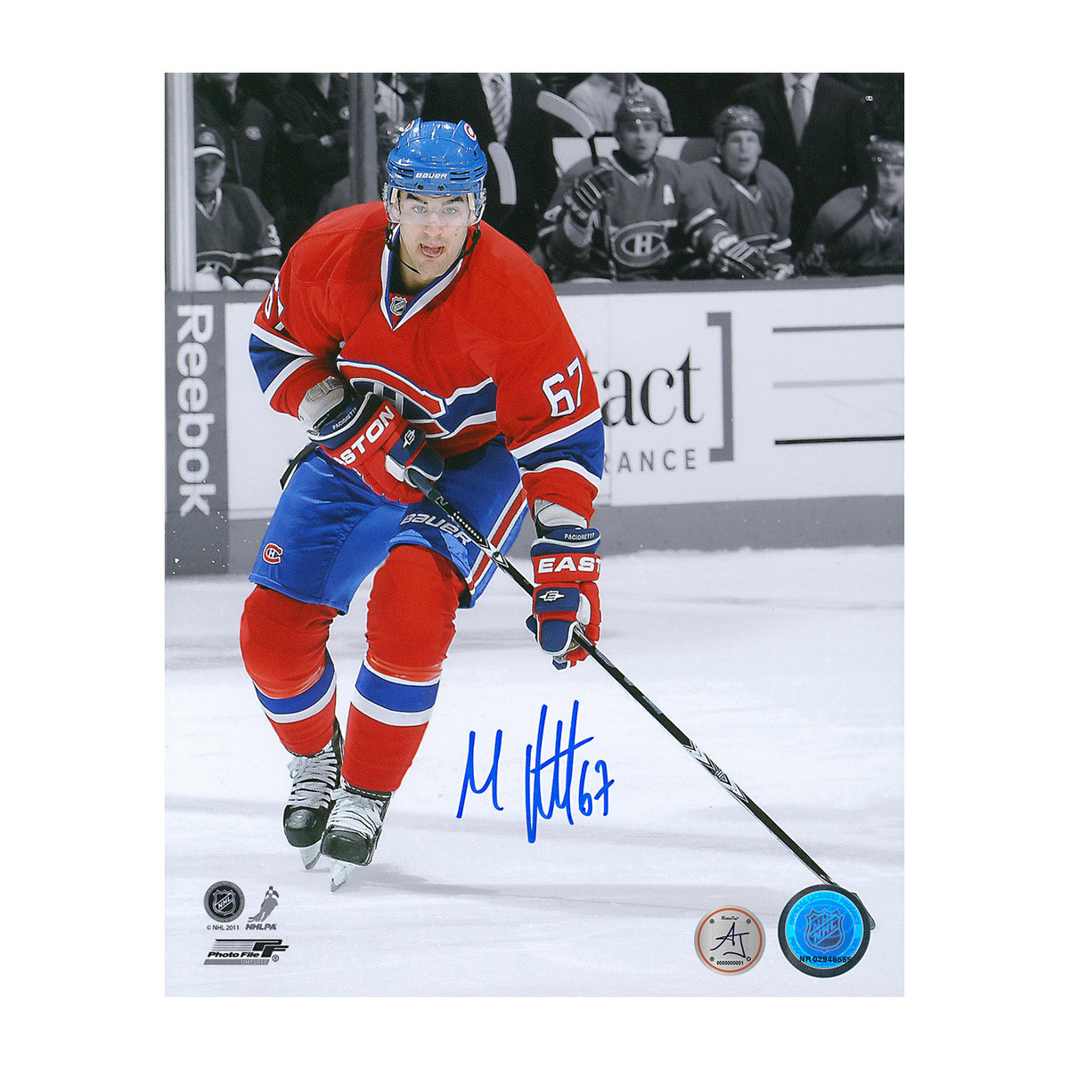 AJ Sports | Max Pacioretty Autographed Montreal Canadiens colour ...