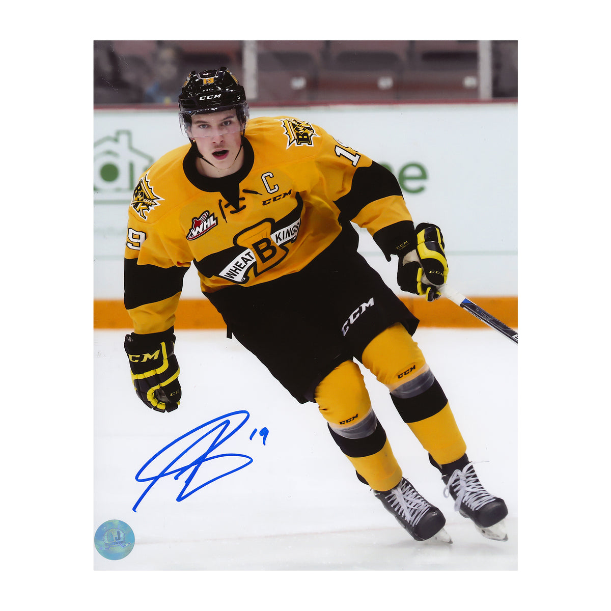 AJ Sports | Nolan Patrick Autographed Brandon Wheat Kings CHL Hockey ...