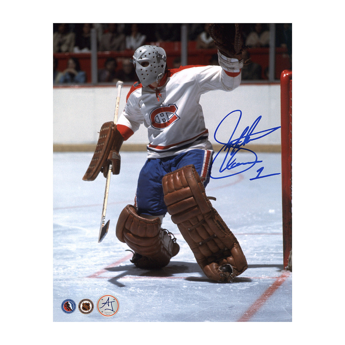 AJ Sports | Michel Plasse Montreal Canadiens Autographed Goalie 8x10 Photo