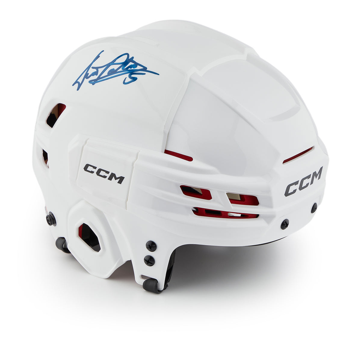AJ Sports | Denis Potvin Autographed White CCM Tacks Helmet