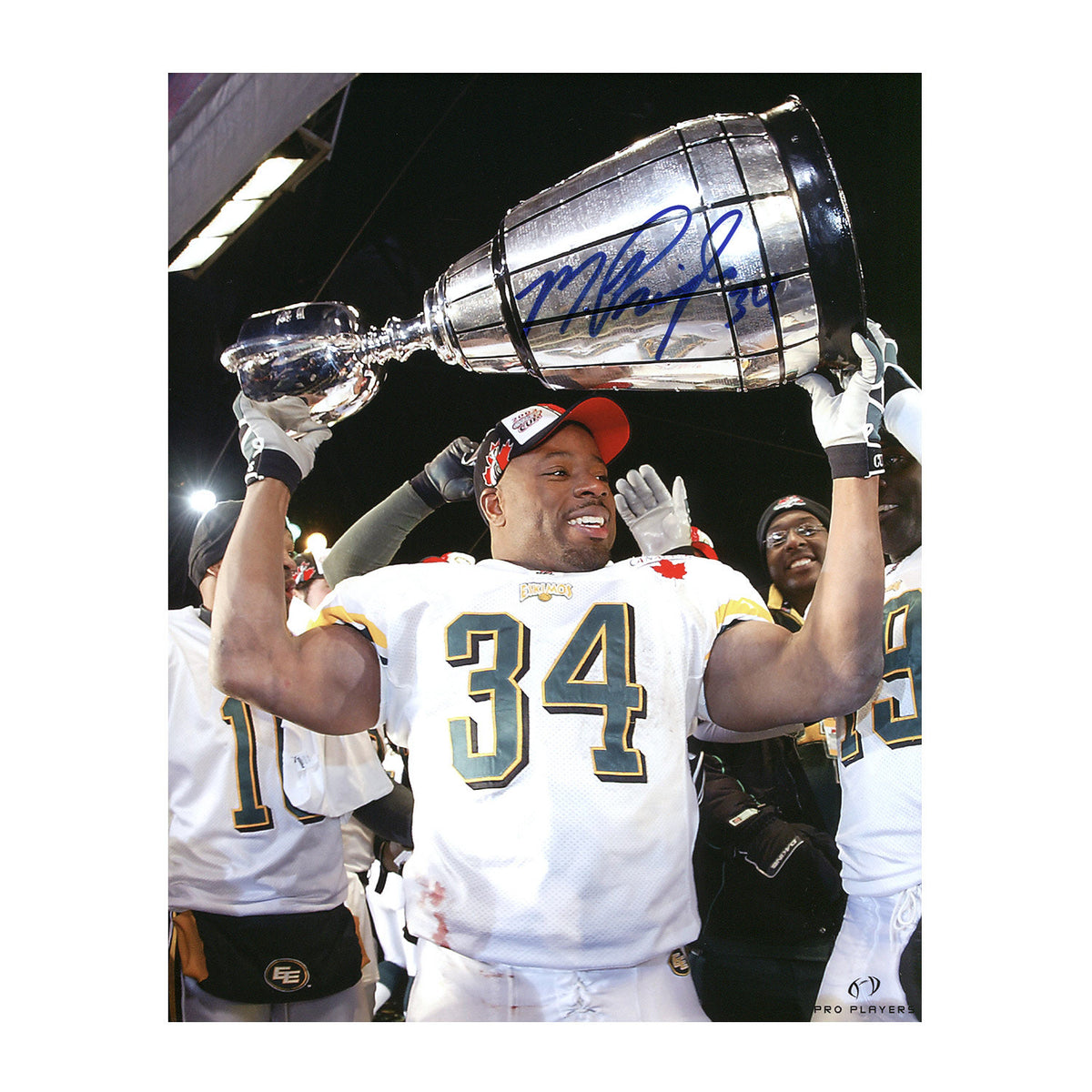 AJ Sports | Mike Pringle Autographed Edmonton Eskimos 8x10 Photo