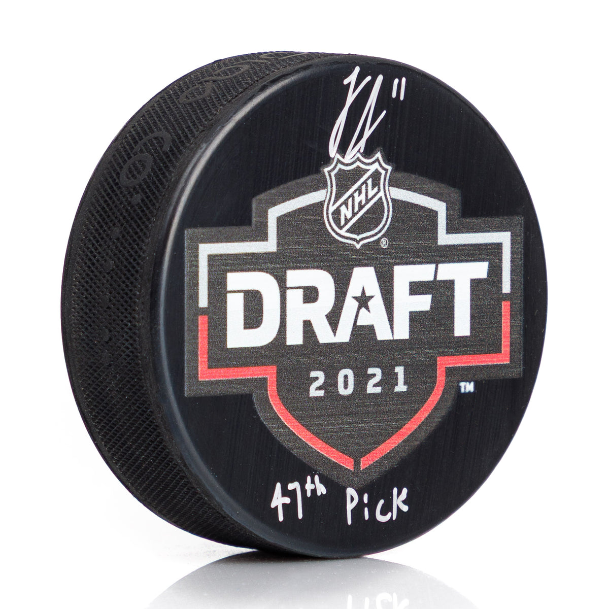 AJ Sports | Logan Stankoven Signed 2021 NHL Entry Draft Puck with 47th ...