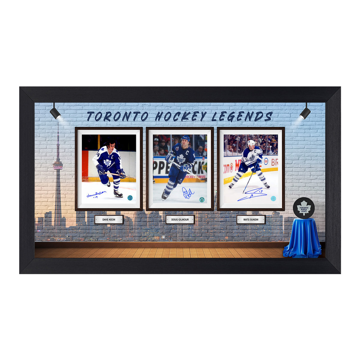 AJ Sports | Toronto Maple Leafs Autographed Franchise Legends Skyline ...