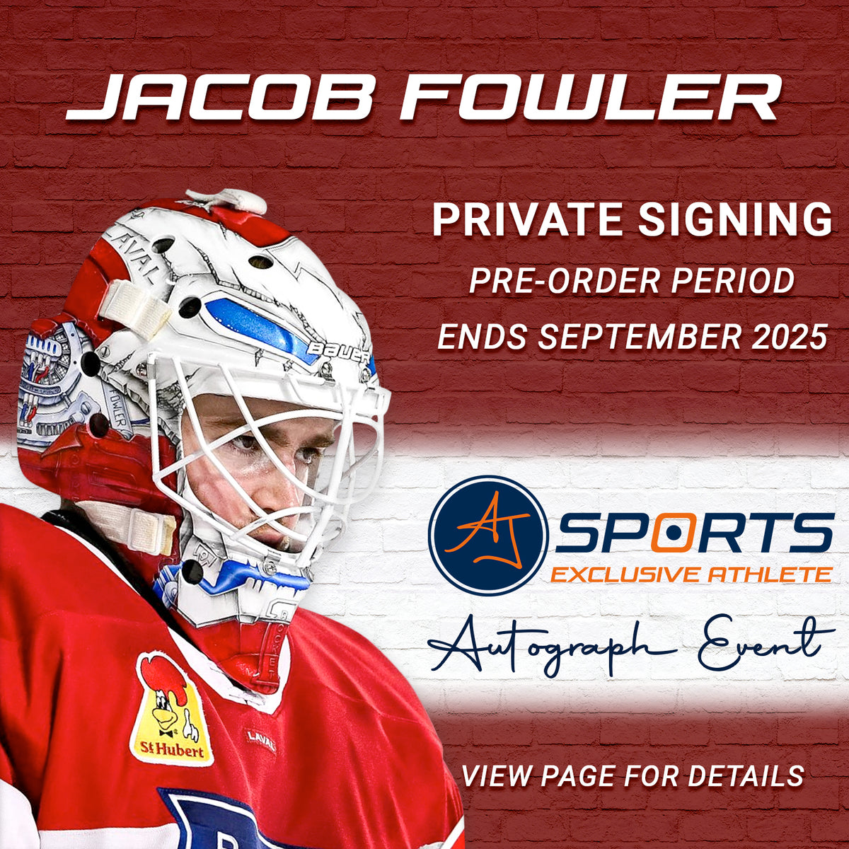 AJ Sports | Jacob Fowler Private Signing