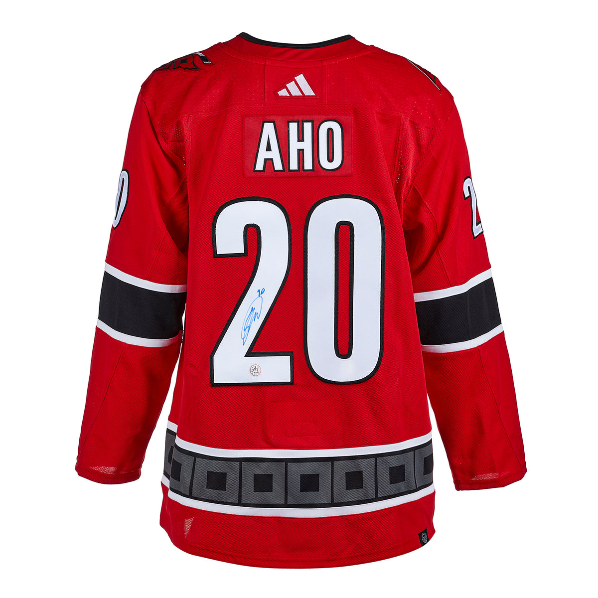 AJ Sports | Sebastian Aho Signed Carolina Hurricanes Reverse Retro 2.0 ...
