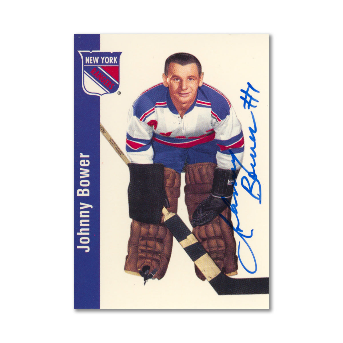 AJ Sports | Autographed 1994 Parkhurst Missing Link #103 Johnny Bower ...