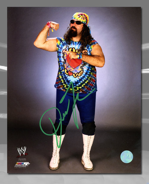 AJ Sports | Mick Foley Autographed Dude Love WWE Wrestling 8x10 Photo
