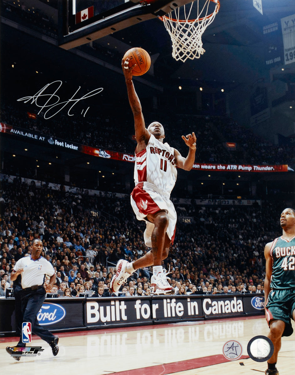 AJ Sports | TJ Ford Signed Raptors Life In Canada 11x14 Photo