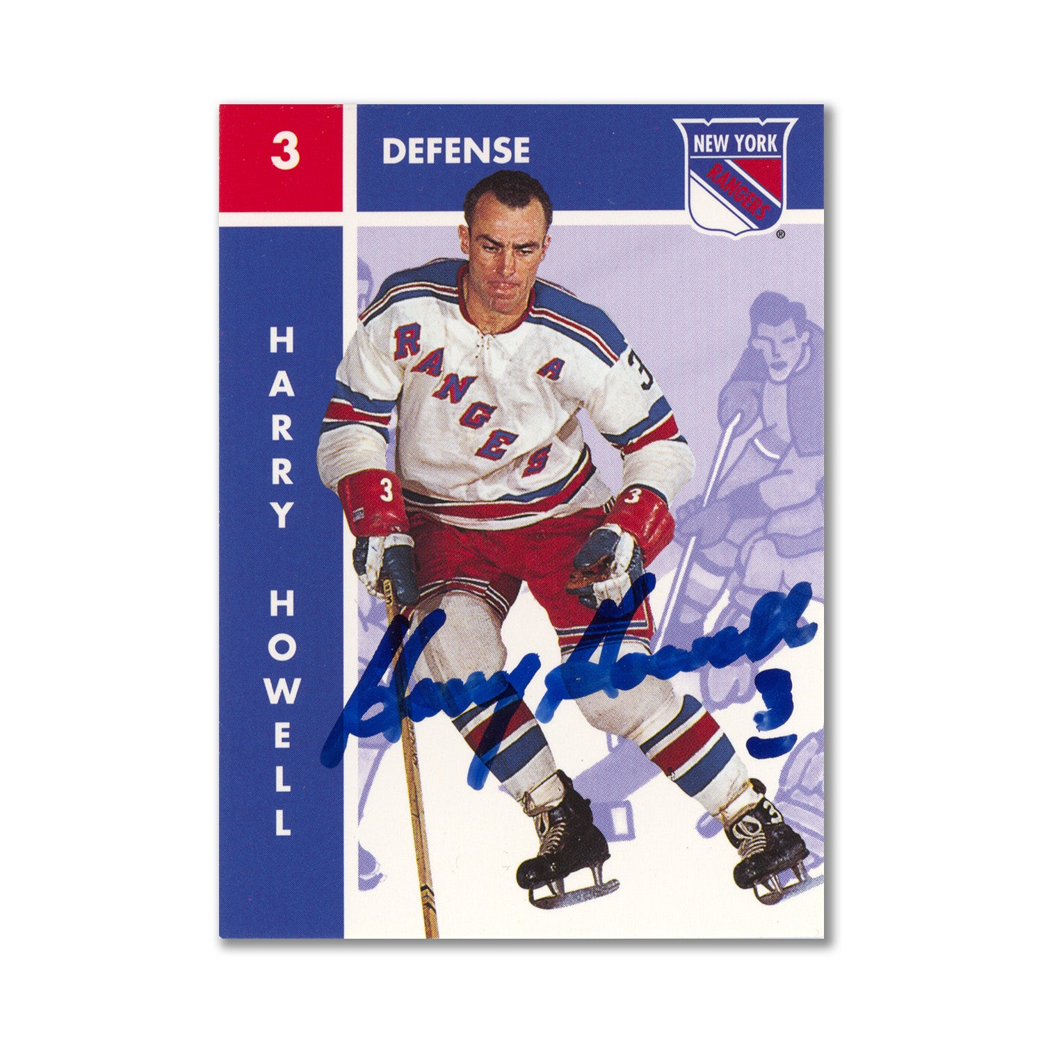 AJ Sports | Autographed 1995 Parkhurst Missing Link #80 Harry Howell ...