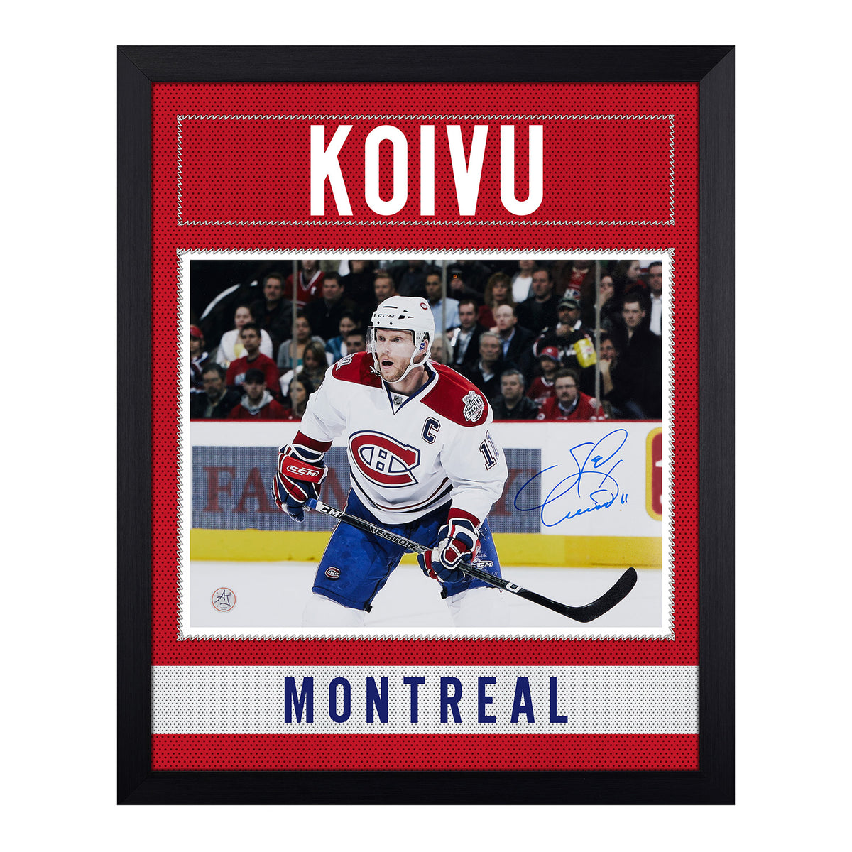 AJ Sports | Saku Koivu Autographed Montreal Canadiens Uniform Graphic ...
