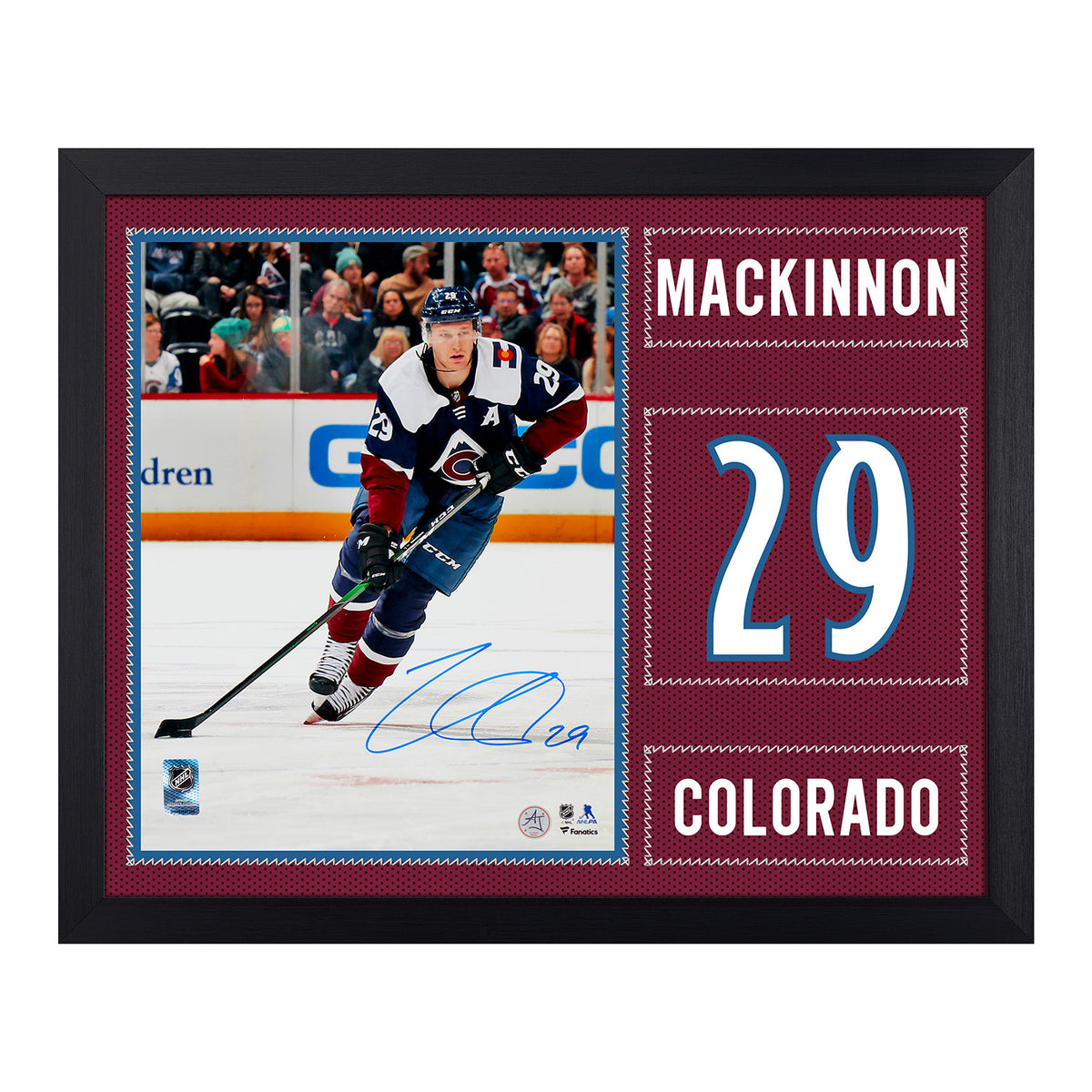 AJ Sports | Nathan MacKinnon Autographed Colorado Avalanche Uniform ...
