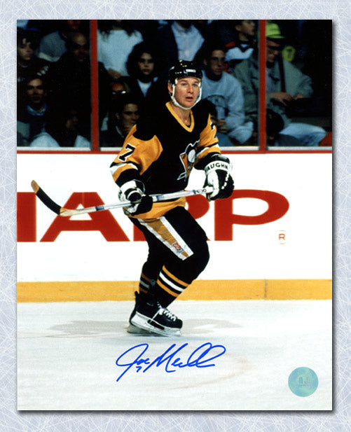 AJ Sports | Joe Mullen Autographed Pittsburgh Penguins Game Action 8x10 ...