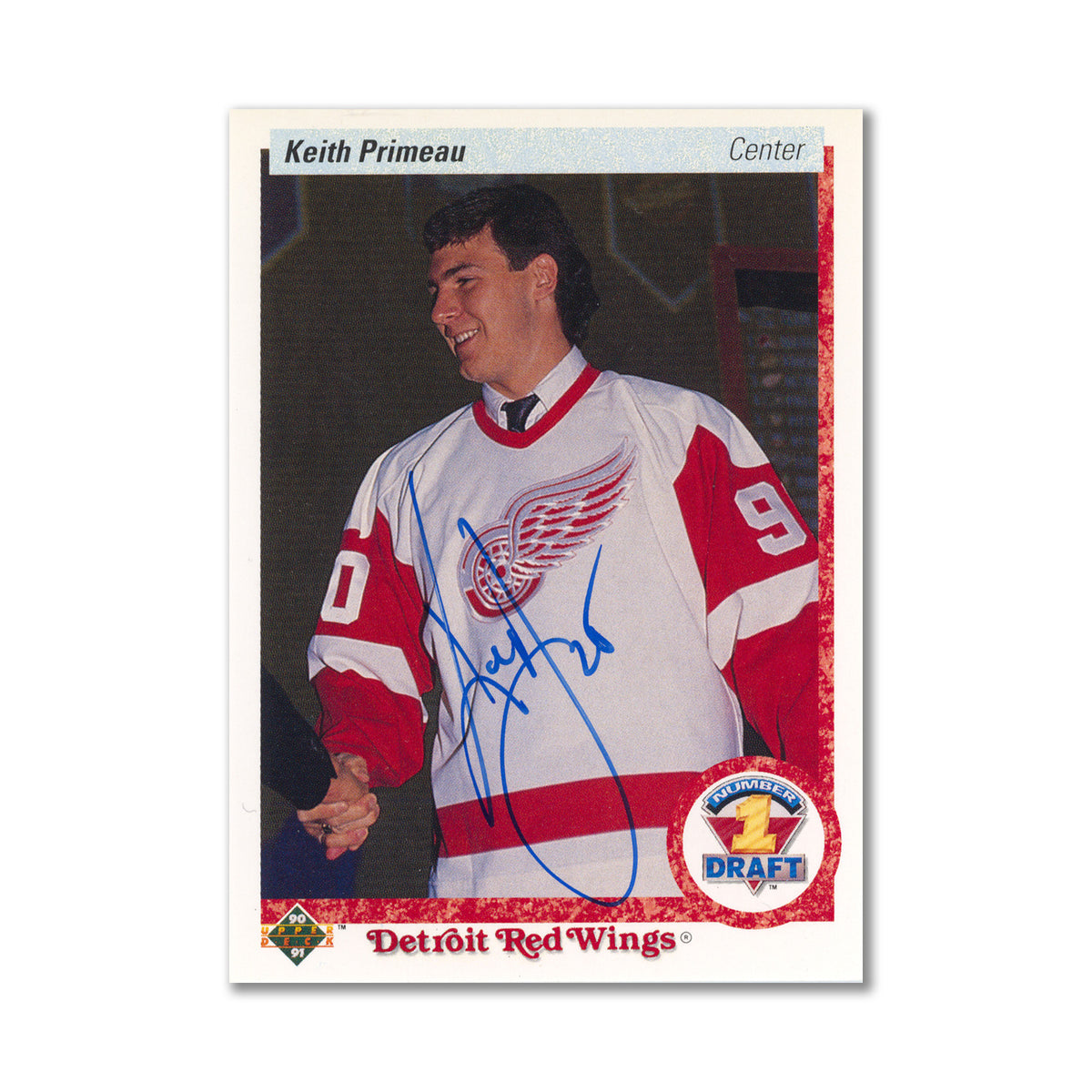AJ Sports | Autographed 1990-91 Upper Deck #354 Keith Primeau Rookie Card