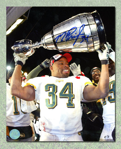 AJ Sports | Mike Pringle Autographed Edmonton Eskimos 8x10 Photo