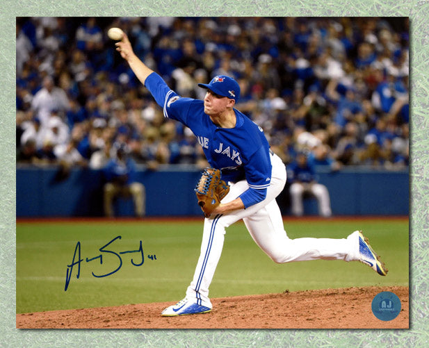 AJ Sports | Aaron Sanchez Signed Toronto Blue Jays Pitching 8x10 Photo