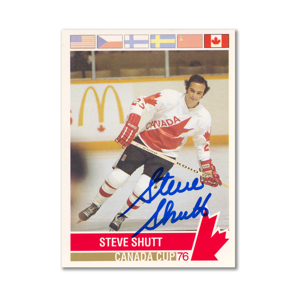AJ Sports | Autographed 1992 Future Trends #183 Steve Shutt Hockey Card