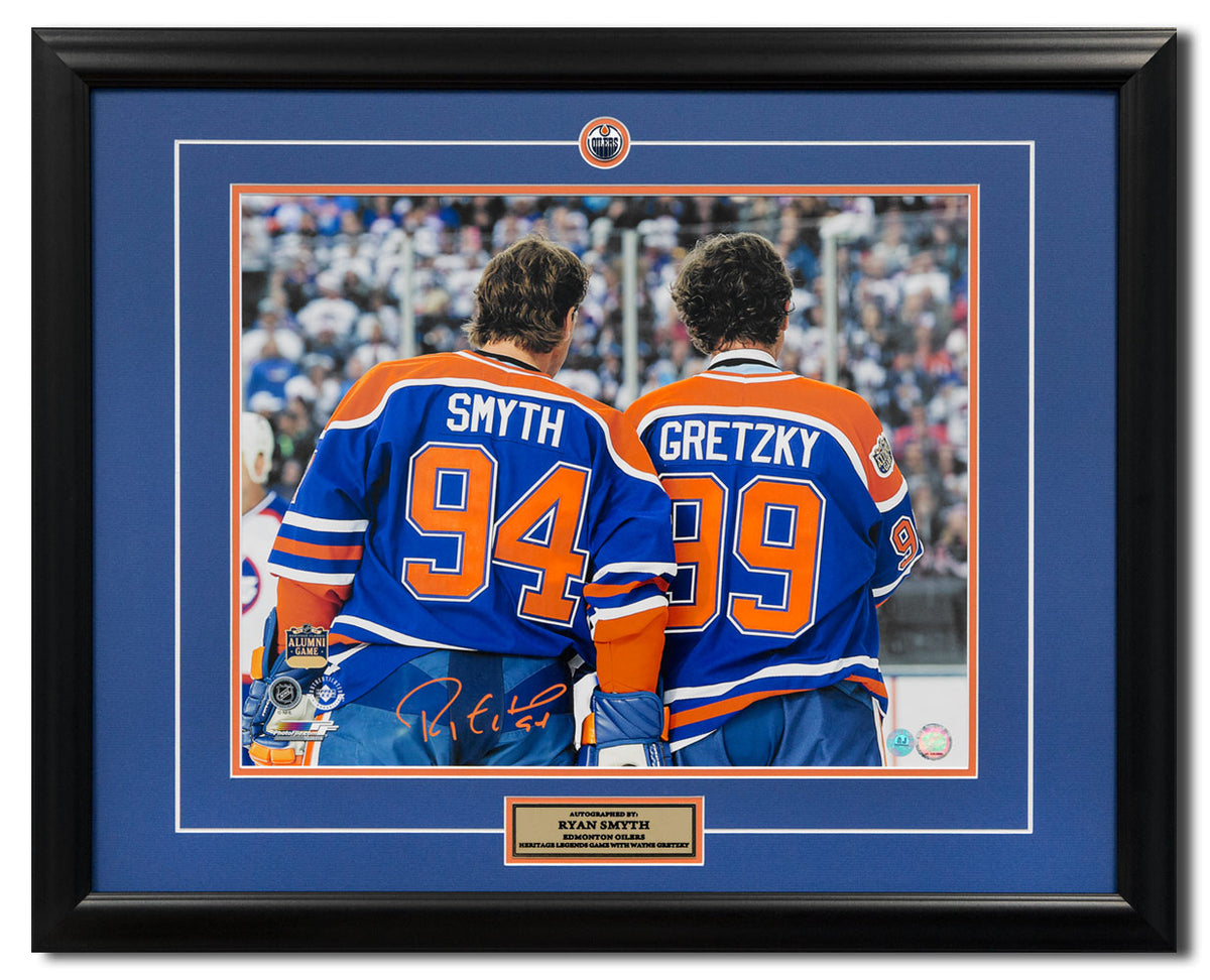 AJ Sports | Ryan Smyth Edmonton Oilers Signed Heritage Legends Game ...