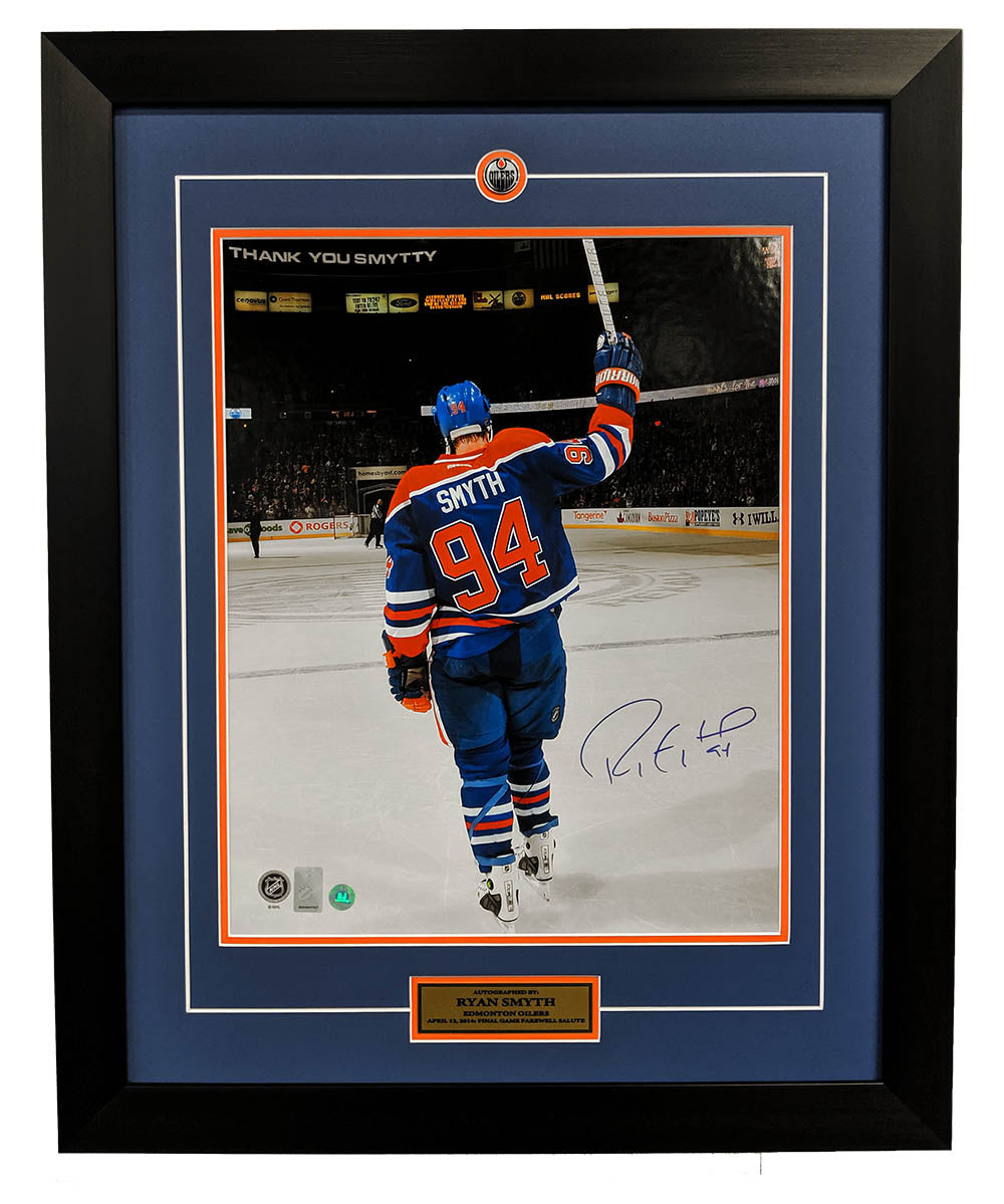 AJ Sports | Ryan Smyth Edmonton Oilers Signed Final Game Farewell ...